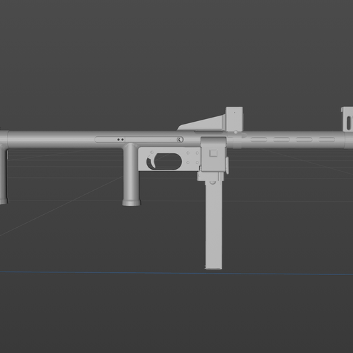 STL file German Erma EMP44 submachine gun digital model material 🔫 ・3D ...