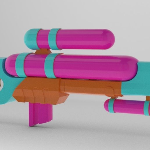 Archivo 3D Pool Party Caitlyn Rifle 3D Print File Cosplay 🎱 ・Plan para ...