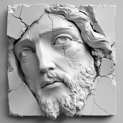 STL file Jesus face ️ (OBJ)・3D printing model to download・Cults