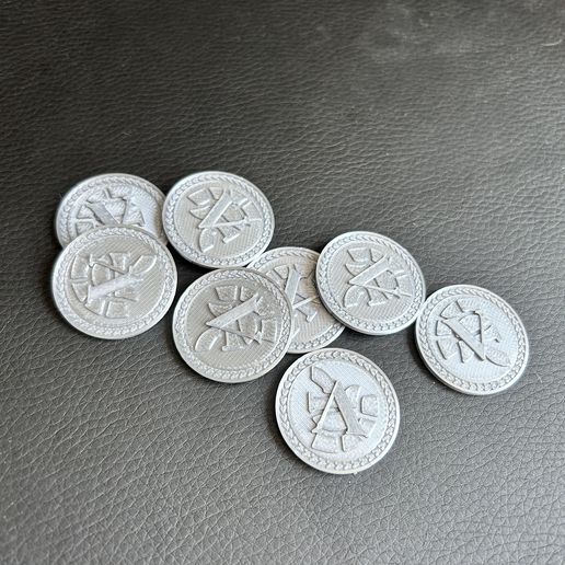 🪙 Roman Style Coins・ STL File for 3D printing・Cults