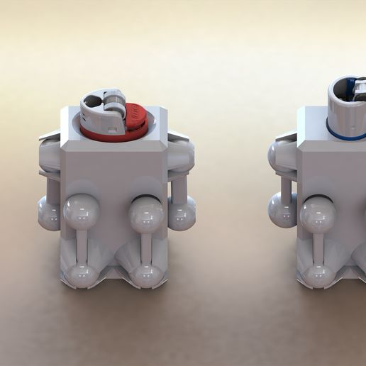 👌 Fidget Toy Robot BIC and Clipper Case Holder・ STL File for 3D ...