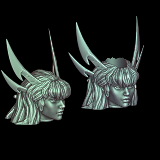🏺 Magik X-Men Retro Uniform Vase and headsculpt, bust, marvel rivals ...