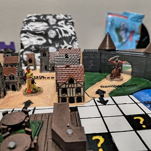 🎲 DnD clue 3d board and accessories・Free 3D File for ・Cults