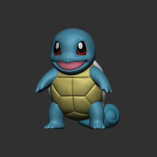🐉 Squirtle Pokemon・ STL File for ・Cults