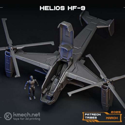 ️ HELIOS aircraft・ 3D File for 3D printing・Cults