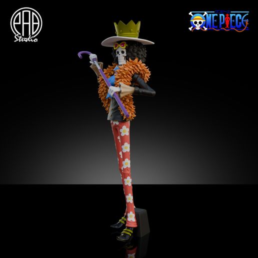 👾 BROOK - ONE PIECE・ 3D File for 3D printing・Cults