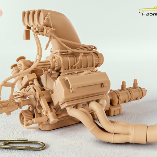 🔝 ENGINE HEMI TOP FUEL・ STL File for ・Cults