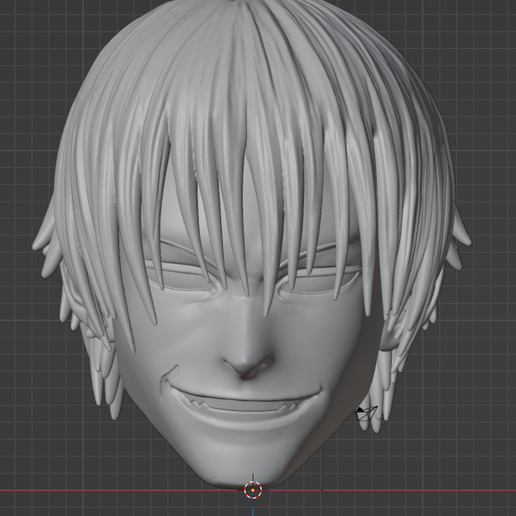 👾 Jujutsu Kaisen Toji 1/12 scale headsculpt・ STL File for 3D printing・Cults