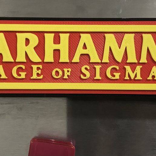 ⚔ War Sigmar AOS Logo・Free STL File for ・Cults