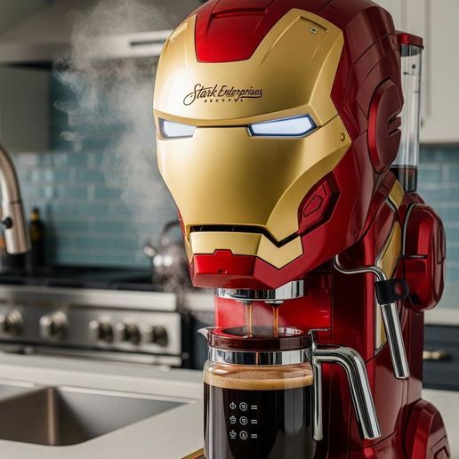 🦸 ironman machine coffe・ 3D File for 3D printing・Cults