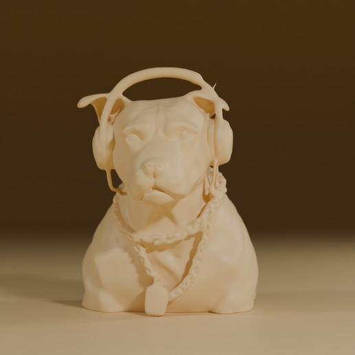 3D file Pit Bull Terrier 🐂 ・3D printer design to download・Cults