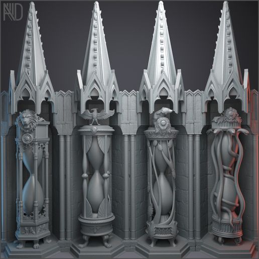 ⏳ Hourglass Stand・Free STL File for 3D printing・Cults