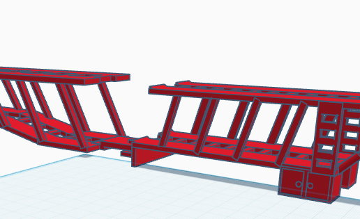 🚗 1/64 semi car hauler・ STL File for 3D printing・Cults