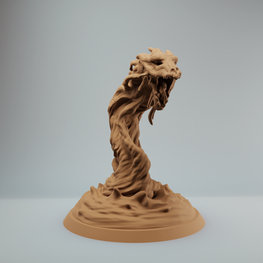 🏜️ Desert Wyrm, sand worm pre supported wyrm Bundle・ 3D File for 3D ...