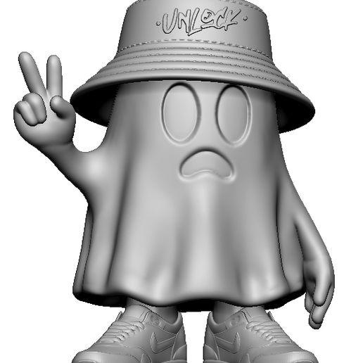 👻 Ghost Funko・ STL File for 3D printing・Cults