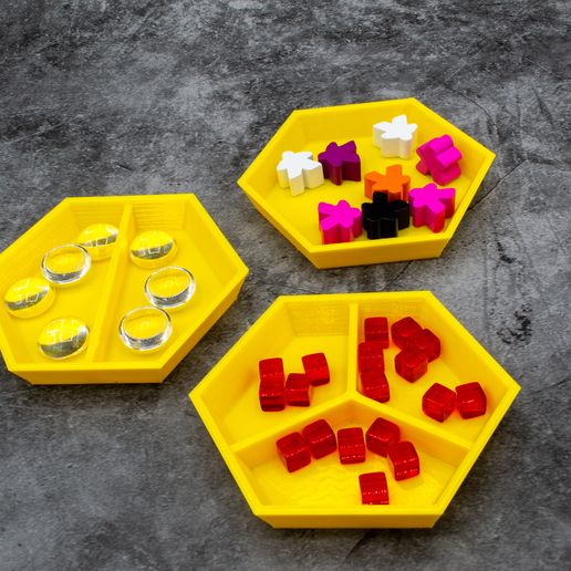 ♟ Sorting Trays for Board Game Tokens, Jewelry, etc...・ STL File for ・Cults
