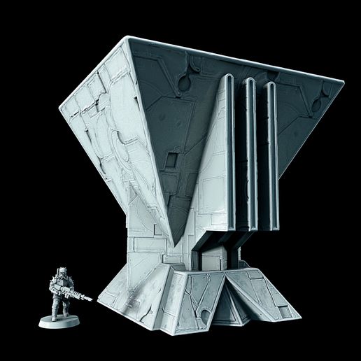 🎲 Trench Crusade - Inverted Pyramid V1・ STL File for 3D printing・Cults
