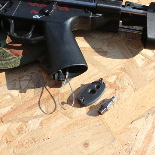 🔫 Airsoft MP5k HPA adapter・Arquivo 3D Grátis para Impressão 3D・Cults