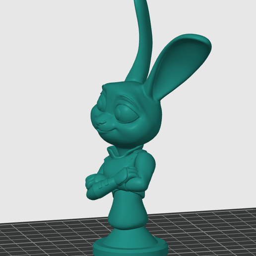 STL file Zootopia - Judy Hopps 👤 ・3D printer design to download・Cults