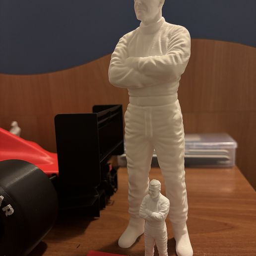 3D printer Michael Schumacher F1 Driver • made with Anycubic kobra 3・Cults