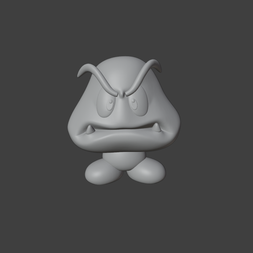 🗺️ Goomba (mario's world)・ STL File for 3D printing・Cults