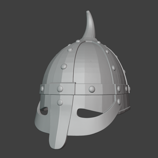 🛡️ Baltic Wooden Bone Helm・ STL File for 3D printing・Cults