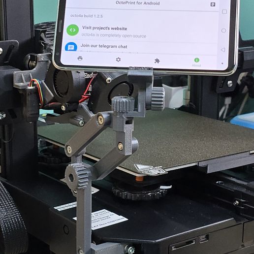 📷 Ender 3 S1 Pro Camera Phone Mount Holder Octoprint・ STL File for 3D ...