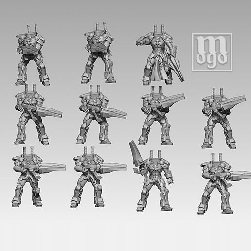 ⭐ The Brotherhood of the Star Seers - ELDAR WARRIORS -・ STL File for 3D ...