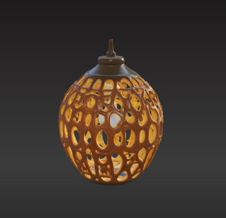 🔦 Eco-Inspired Lamp Shade – Decorative 3D Printed Light Cover・ STL File ...