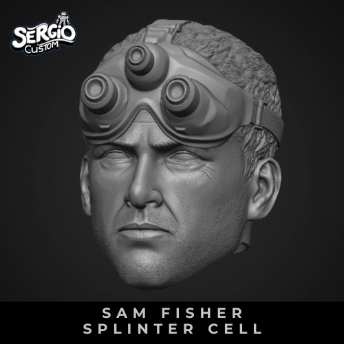 🦸 sam fisher - splinter cell・ OBJ File for 3D printing・Cults