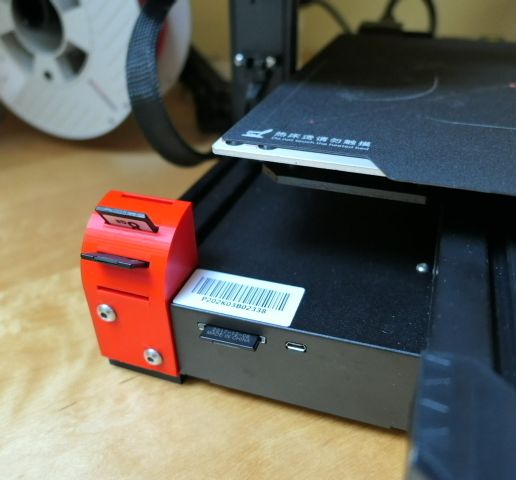 🧞‍♂️ SD Card Holder for Creality CR-6 SE easy print no supports ...