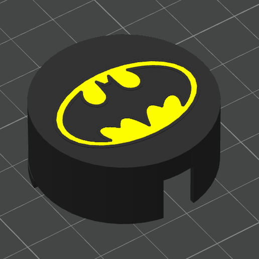 📛 Badge Reel-Batman・ 3MF File for 3D printing・Cults