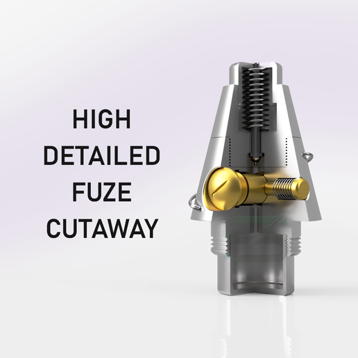 🇺🇸 United States M52 Fuze・ STL File for 3D printing・Cults
