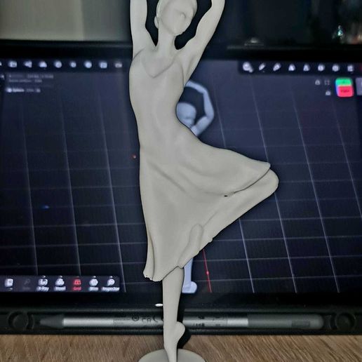 🩰 Ballerina・ STL File for 3D printing・Cults