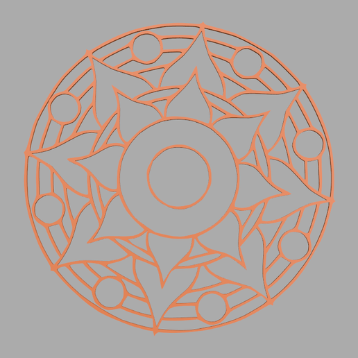 🎨 Mandala・Free STL File for 3D printing・Cults