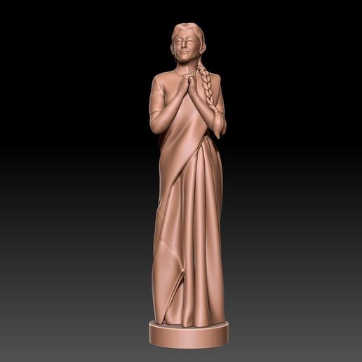 👧 Indian Girl・Free STL File for ・Cults