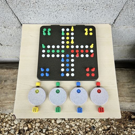 3D file Ludo game set 🎲 ・3D printable model to download・Cults