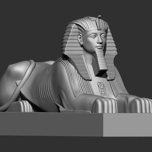🦅 Egyptian Sphinx of Hatshepsut 3d printable model・ STL File for 3D ...