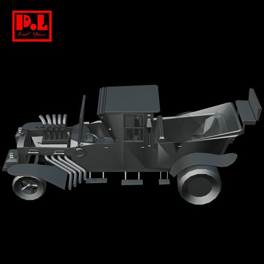 🎬 Herman Munster Mobile Coach The Munsters・ STL File for 3D printing・Cults
