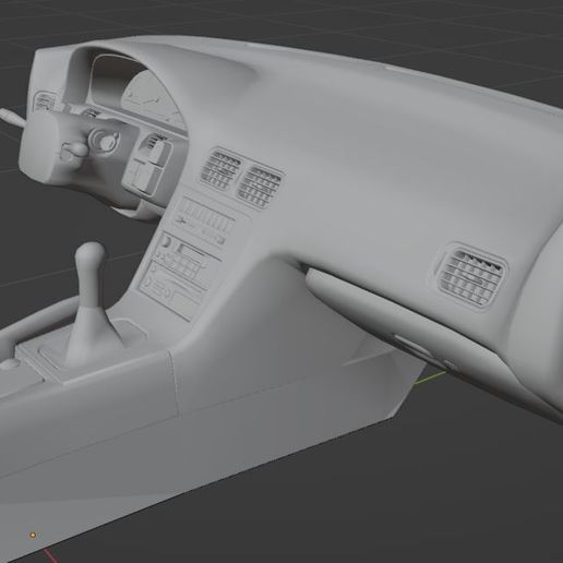 🚗 Nissan 240sx dashboard・ STL File for 3D printing・Cults