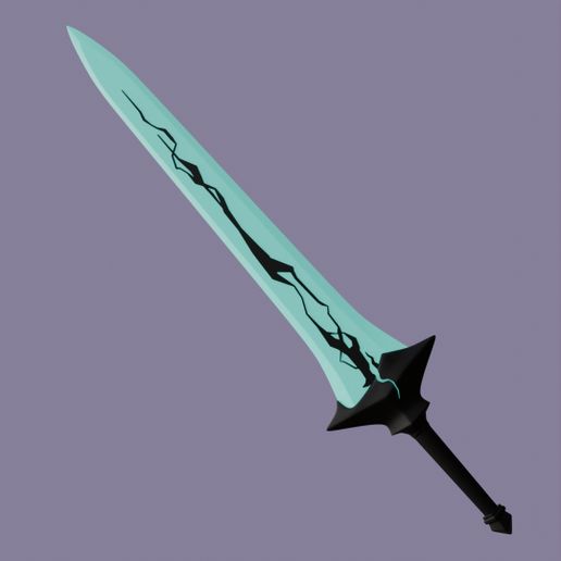 🤴 Demon King Longsword Baran Solo Leveling Fan Art・ STL File for 3D ...