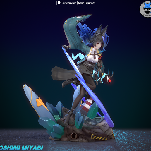 🦊 Hoshimi Miyabi - Zenless Zone Zero Game Figure for 3D Printing・ 3D ...
