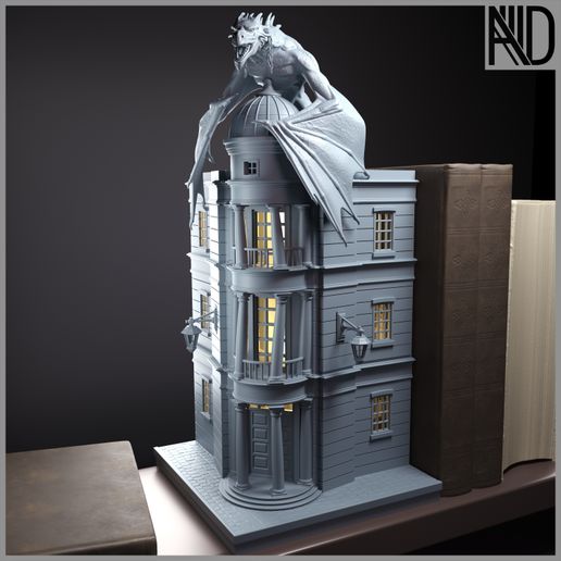 🏦 Gringotts Bank・ STL File for 3D printing・Cults