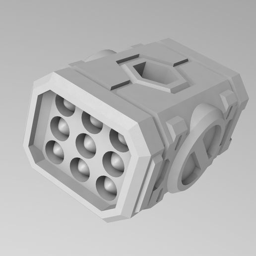 🚀 rocket pod with 3mm hole・Free STL File for ・Cults