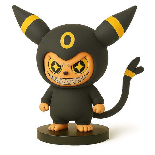 🐉 labubu pokemon umbreon・ STL File for 3D printing・Cults