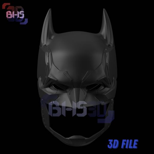 📁 Batman Gotham Knight Cowl 3D STL File・ 3D File for 3D printing・Cults