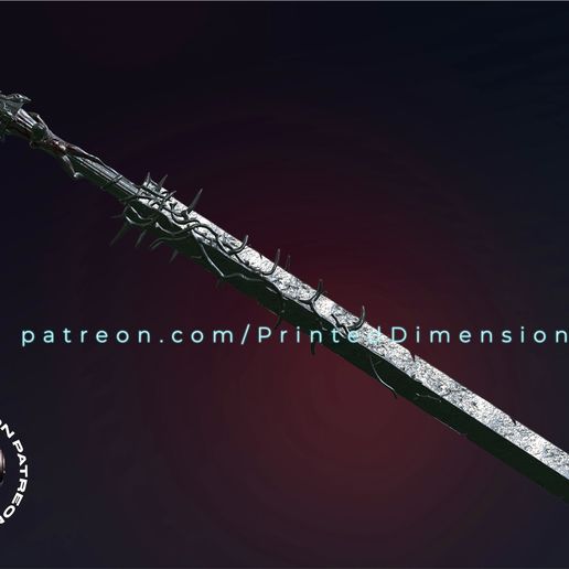 🗡️ Mea Culpa Blasphemous Sword・ 3D File for 3D printing・Cults