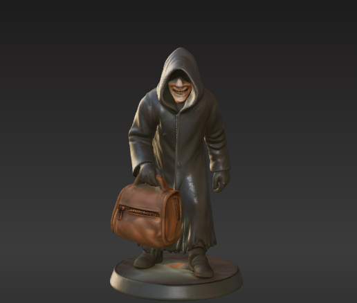 🎬 Miniatures Of Horror - The Bagman・ STL File for 3D printing・Cults