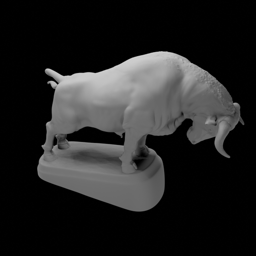 STL file Powerful Bull - High-Detail 3D Printable Model 🐂 ・3D printer ...