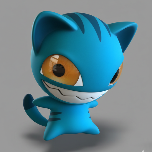 🗝️ llavero funki punky - SkyCat・ 3D File for 3D printing・Cults